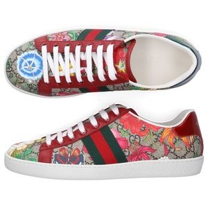 Gucci | Shoes | Gucci Womens Ace Gg Flora Sneaker | Poshmark